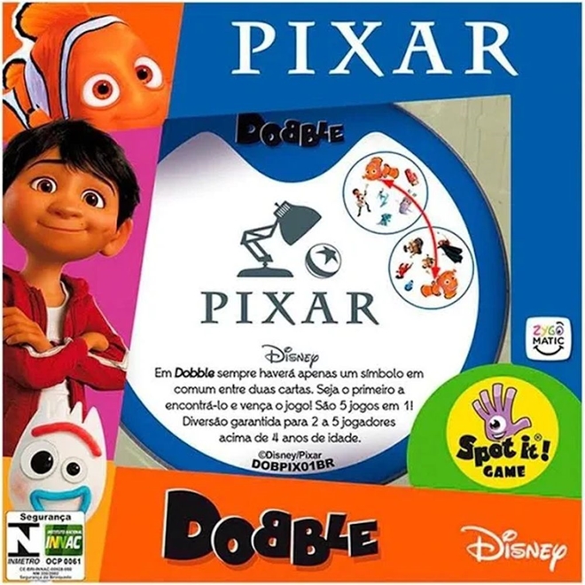 Jogo Dobble Pixar - Gioca Brinquedos & Festa
